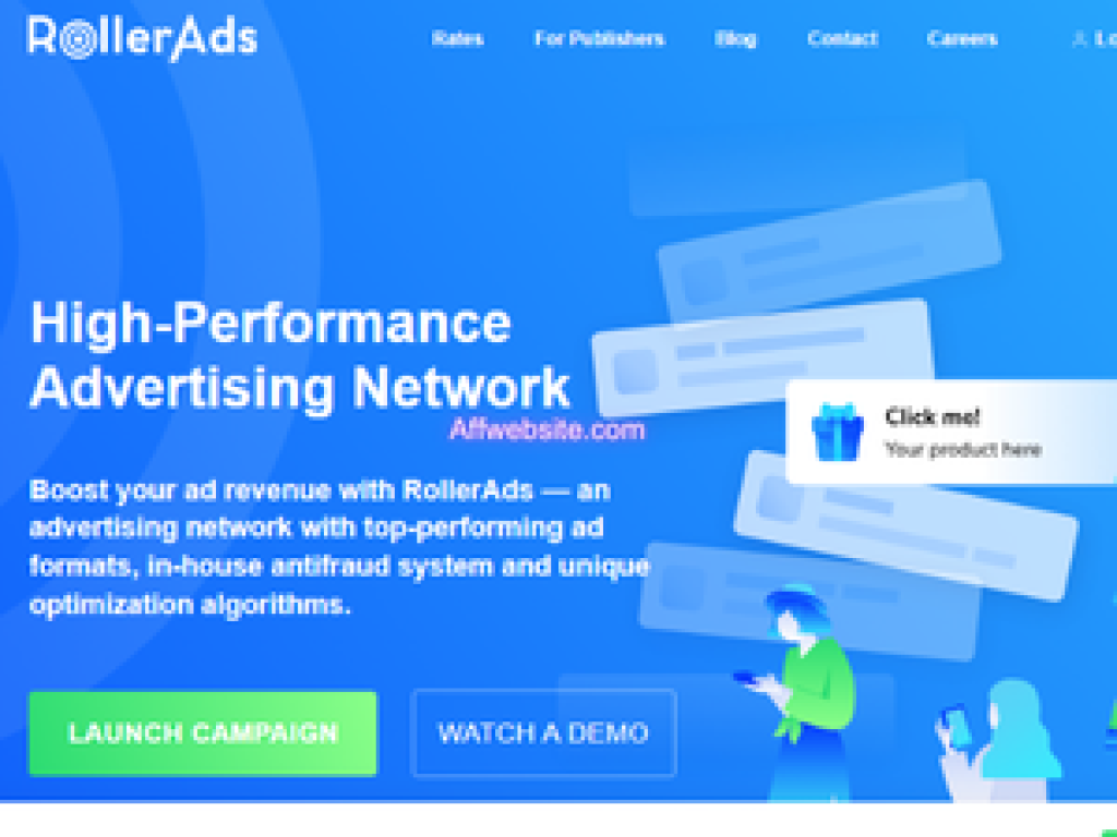 RollerAds Ads Network - Target demographic using Push Ads